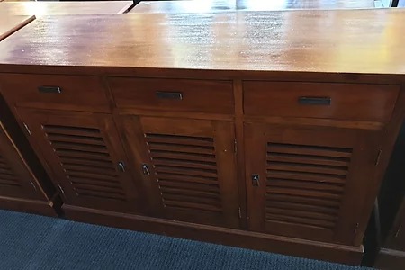 3 Doors And 3 Drawers Buffet - Bali Bazaar
