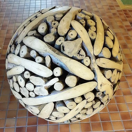 Deco Timber Ball - Bali Bazaar