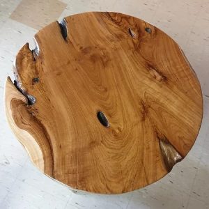 Round Top Teak Root Coffee Table - Bali Bazaar