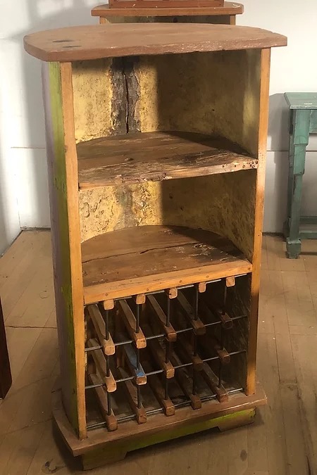 Solid Teak 15 Bottle Wine Storage Rack - Bali Bazaar