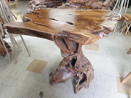 Teak Root Bar Table - Bali Bazaar